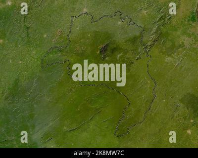 Lofa, county of Liberia. Low resolution satellite map. Corner auxiliary ...