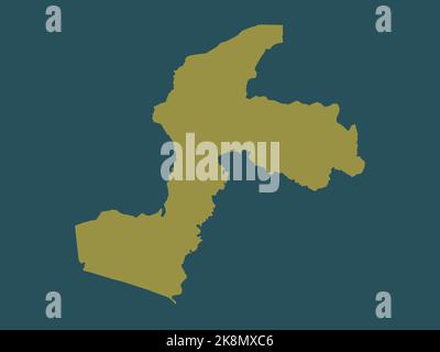 Margibi, county of Liberia. Solid color shape. Locations and names of ...