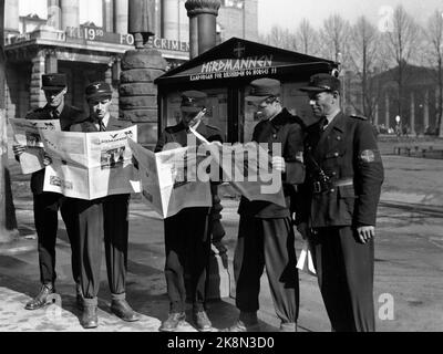 WW2 Oslo 19420425 The newspaper "Hirdmannen", the fighting body for ...