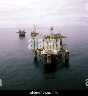North Sea 19780504 Oil drilling platforms / oil fields. Interior from ...