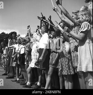 Oslo 19450630 Peace Days 1945 Allied Day. Allied soldiers paraded up ...