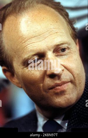 Oslo 19850909. Party leader in the Left, Odd Einar Dørum. Portrait. NTB ...