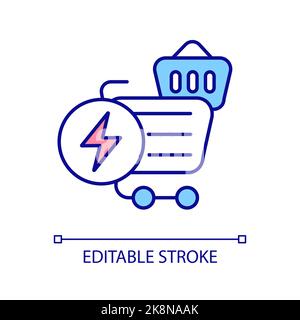 Motivate buying RGB color icon Stock Vector Image & Art - Alamy