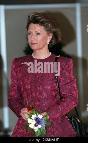 Finland. Helsinki March 24, 1993. The royal couple is on an official ...