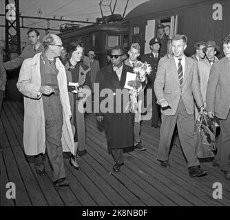 Oslo Oct. 1955: The jazz fever is raging in Norway! Here from one of ...
