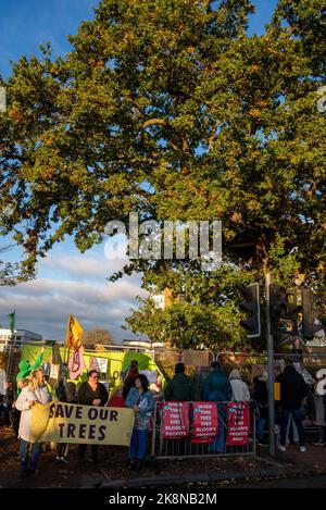 Ashingdon Road, Rochford, Southend on Sea, Essex, UK. 24th Oct, 2022 ...