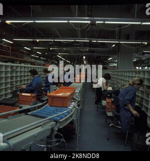 Oslo 1975. Oslo post terminal. Postgiro building, Gunnerus`gate 14 ...