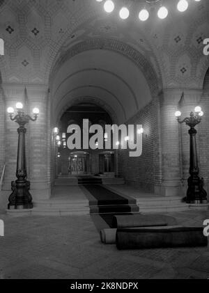 Oslo 19590110 The Storting building underwent extensive restoration and ...