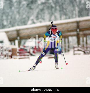 Lillehammer 19921128 International biathlon race at Birkebeineren ...