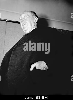 Oslo. Christofer Hornsrud, former Prime Minister (Ap). Hornsrud formed ...