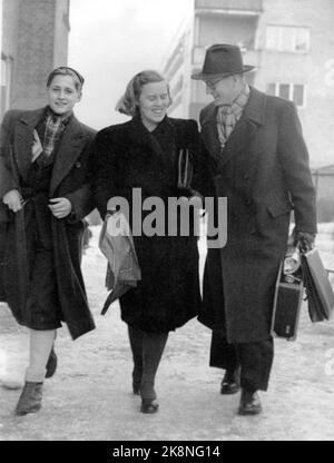 Oslo 19460223. Foreign Minister Halvard M. Lange Labor Party (b.1902 ...