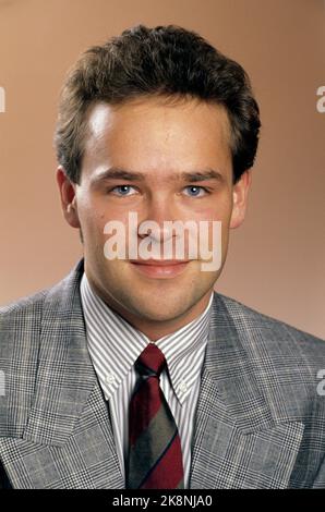 Oslo 19891009 Jan Tore Sanner, parliamentary representative from the ...