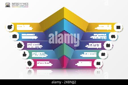 Pyramid. Infographic concept. Modern design template. Vector illustration Stock Vector Image ...