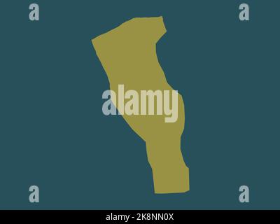 Shape of Al Marj, district of Libya, and its capital. Distance scale ...