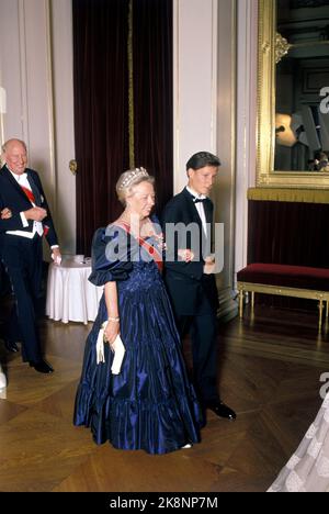 Oslo 198909 - Princess Märtha Louise turns 18. Prince Haakon Magnus and ...