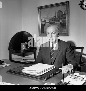 Oslo 19650107 Shipowner Sigval Bergesen d.y. (1893-1980) Bergesen at ...