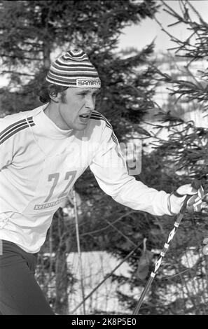 Fåberg, Lillehammer 19730204: Norwegian champion Ivar Formo (t.h ...
