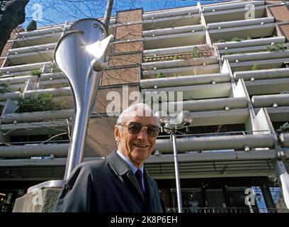 Oslo 19880408 Olav Selvaag, civil engineer and building contractor ...