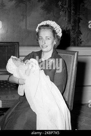 Oslo 19570424 Princess Ragnhild Mrs. Lorentzen and shipowner Erling ...