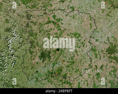 Siauliai, county of Lithuania. High resolution satellite map. Locations ...
