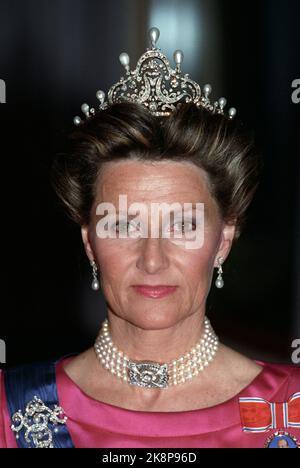 Finland. Helsinki March 23, 1993. The royal couple is on an official ...