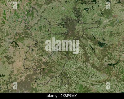 Vilniaus, county of Lithuania. High resolution satellite map. Locations ...