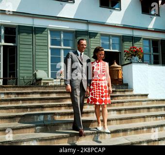 Asker 19690616: Crown Prince couple, Crown Princess Sonja and Crown ...
