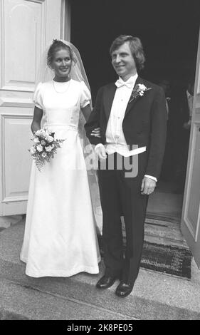 Jessheim July 1975: The violinist Arve Tellefsen marries in Hovin ...