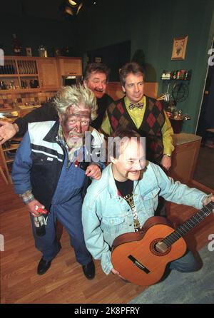 Oslo 19920825: TV2's recording of the comic series "Karl & Co". Harald ...