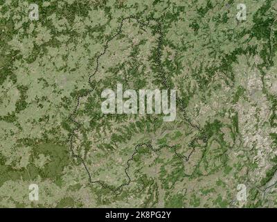 Diekirch, district of Luxembourg. High resolution satellite map ...