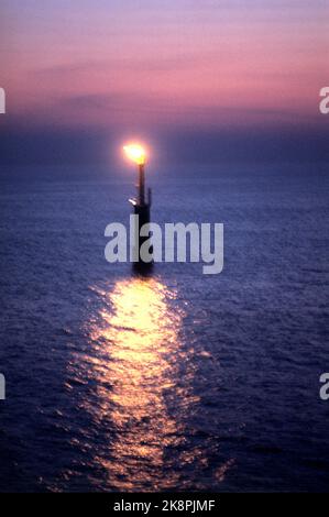 North Sea 19780508: The Frigg field. Oil fields. Supply boat / supply ...