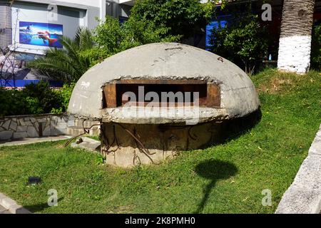 Old bunker, Saranta, Republic of Albania Stock Photo - Alamy