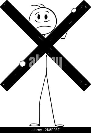 Censored Person, Concept of Censorship or No Freedom of Talk, Vector ...