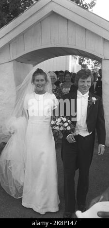 Jessheim July 1975: The violinist Arve Tellefsen marries in Hovin ...