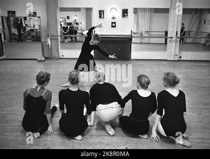 Oslo January 16, 1971. Ballet dancer Anne Borg takes over as head of ...
