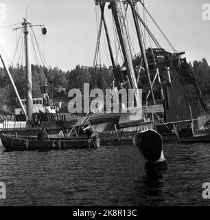 Drøbak; The Danube prison ship that was lowered during the war by the ...