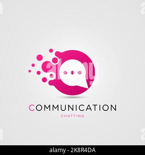 Communication symbol. Speech Bubbles. Consulting agency. Chat. Social ...
