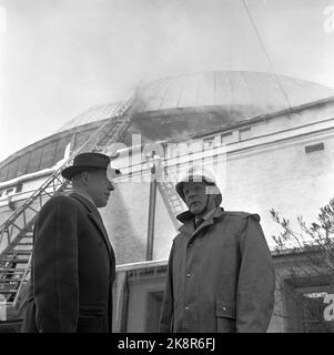 Oslo 19630215 Colosseum cinema is burning. The photographer's ...
