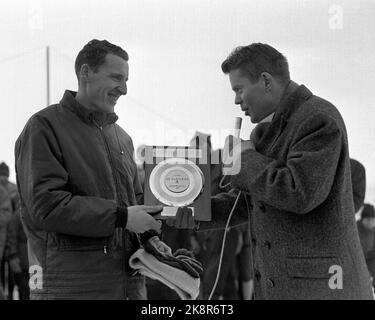 Oslo 19670108 Monolittrennet in Frogner Park. Here the winner of the ...