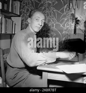 Oslo March 1955: Athlete Audun Boysen has been in the USA and competed ...