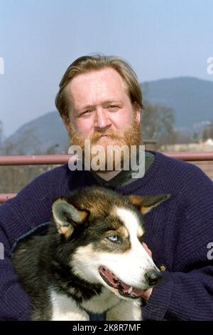 19930423: Head of Lillehammer Olympics Environmental expedition Geir ...