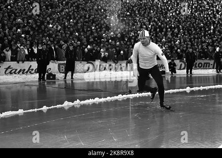 Oslo February 14, 1965. World Championships at Bislett Stadium in Oslo ...