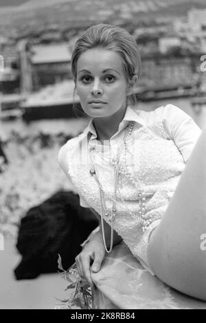 Oslo July 19, 1969. Sissel Benneche Osvold is the program director in ...