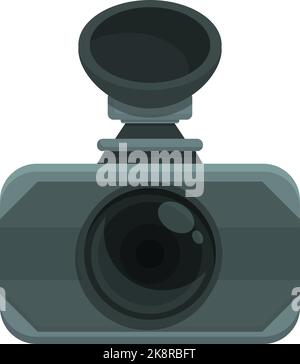 Digital dashcam icon cartoon vector. Video recorder. Car drive Stock ...