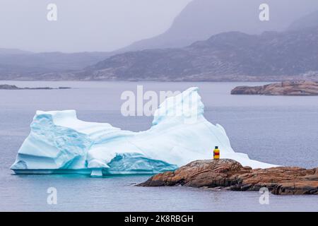 Iceberg, Qaqortog Town, Kujalleq Municipality, Greenland, Kingdom of ...