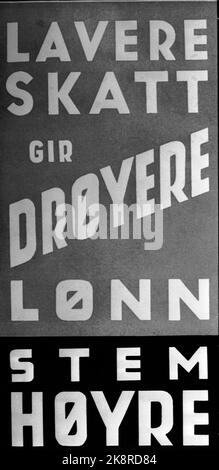 Oslo 19491007 Storting elections 1949 Election campaign. Election ...