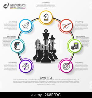 Infographic template Consulting template. Can be used for process ...