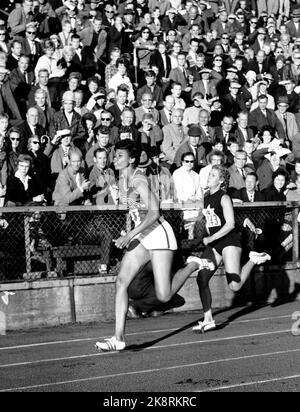 Oslo 19620828 American athletics star Wilma Rudolph, who took three ...