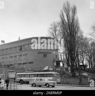 Oslo 21.04.1970. Restaurant Skansen, Norway's first funk building ...