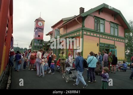 Lørenskog 19910820. Children's TV series Sesame Station. Sesame station ...